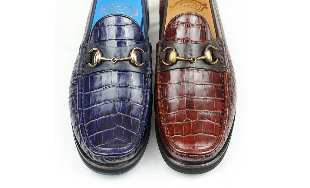 Step Up Your Style with Sepol Shoes' Vegas Loafer Navy – SEPOL Shoes