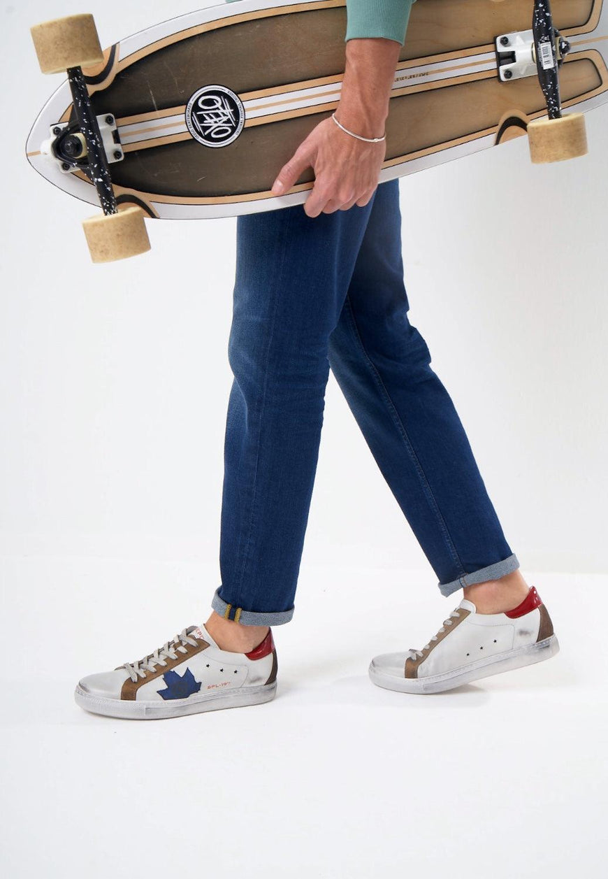 Handmade Leather Distressed Sneakers for Men - Quality, Comfort, and S ...